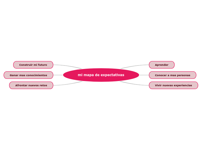 mi mapa de expectativas - Mind Map
